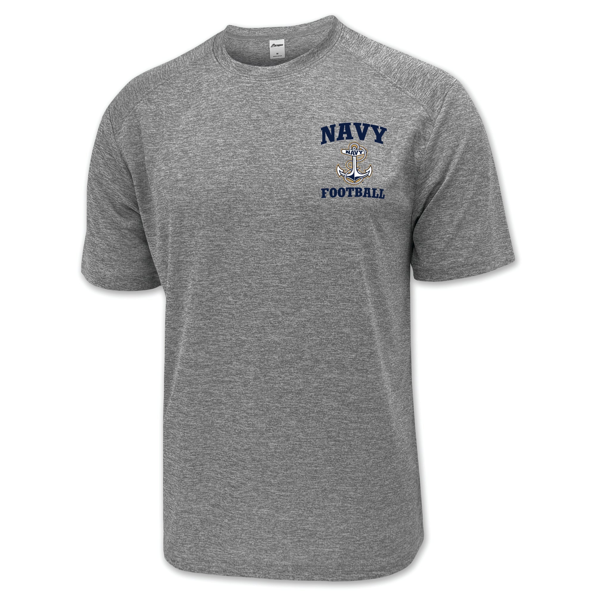 Navy Anchor Football Performance T-Shirt (Grey) – Navy Gear