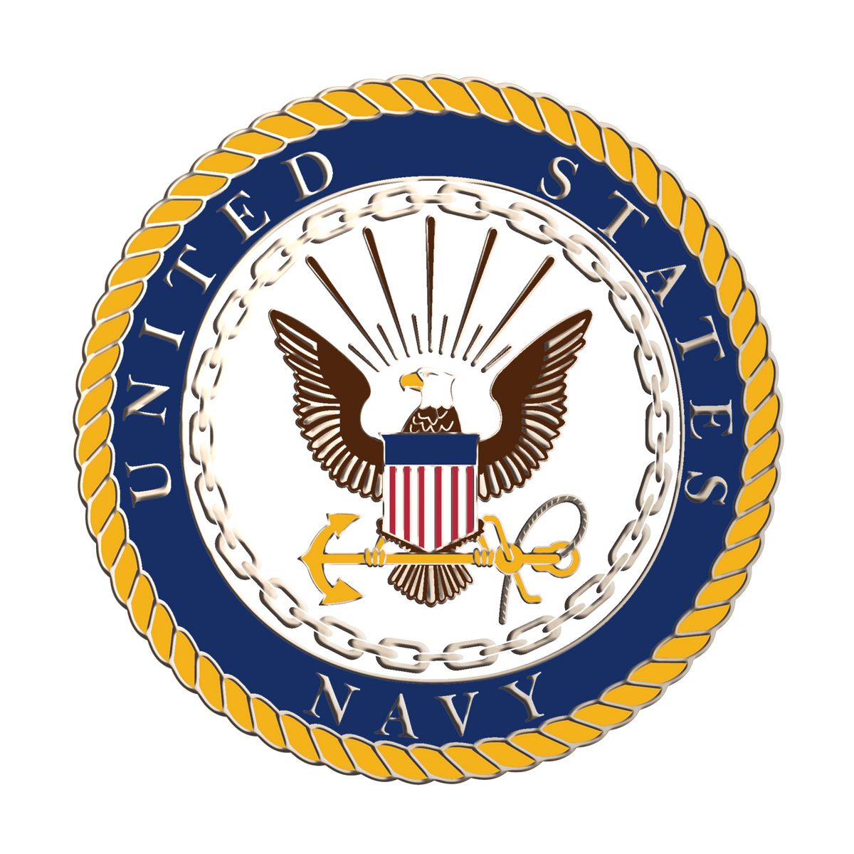 U.S. Navy Masterpiece Medallion Certificate Frame (Vertical)*